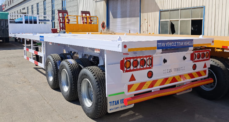 3 Axle Flatbed Trailer for Sale in Saudi Arabia