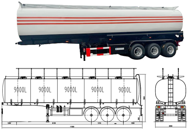 Semi Tanker Trailer for Sale in Saudi Arabia