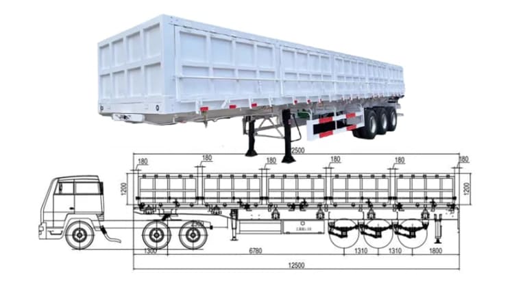 Side Tipper Trailer for Sale in Saudi Arabia