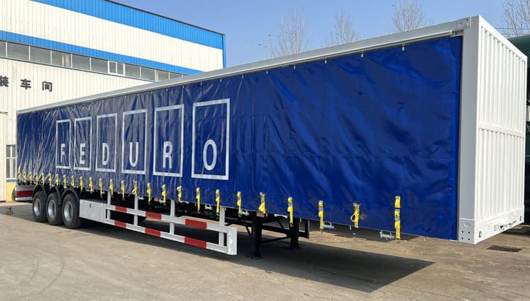 Curtain Side Semi Trailer for Sale in Saudi Arabia