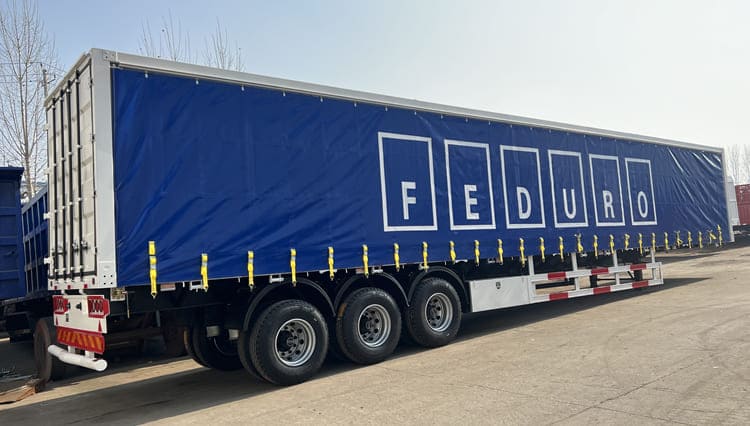 Curtain Side Semi Trailer for Sale in Saudi Arabia