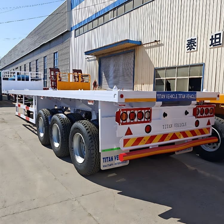 3 Axle Flatbed Trailer for Sale in Saudi Arabia