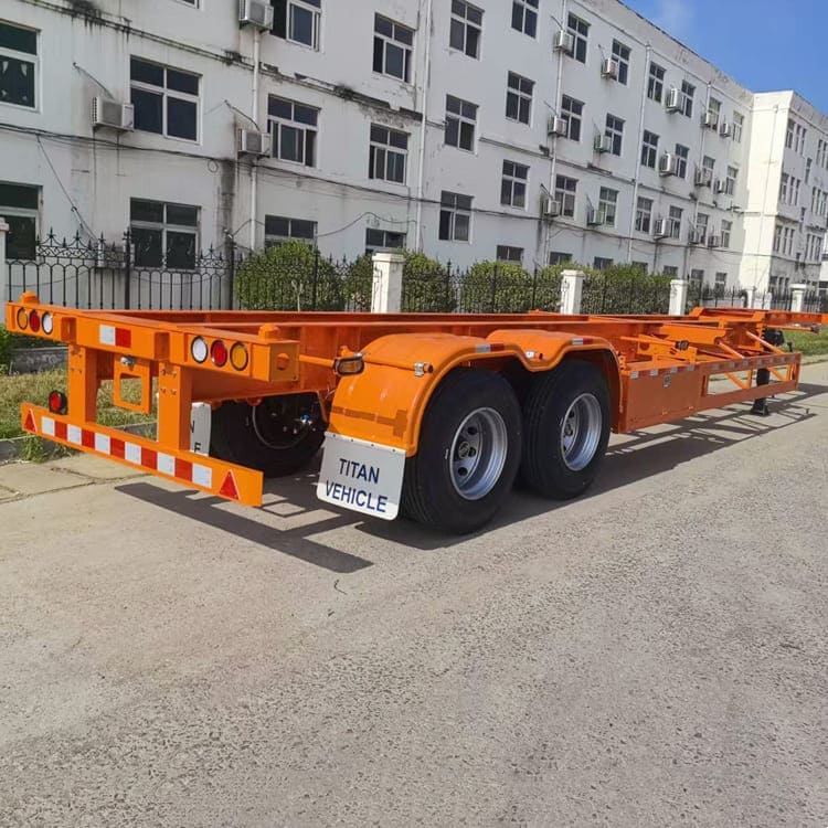 40ft Container Chassis Trailer for Sale in Saudi Arabia