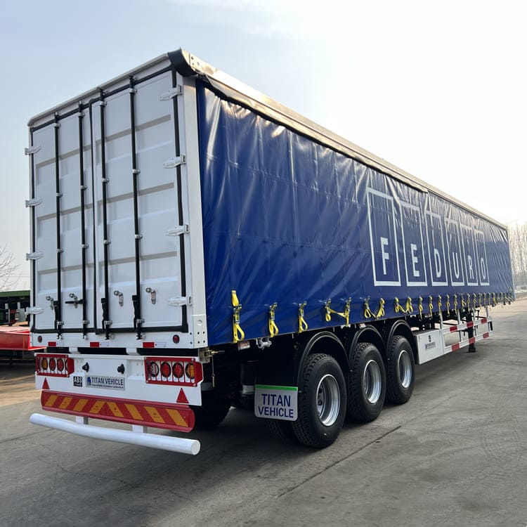 Curtain Side Semi Trailer for Sale in Saudi Arabia
